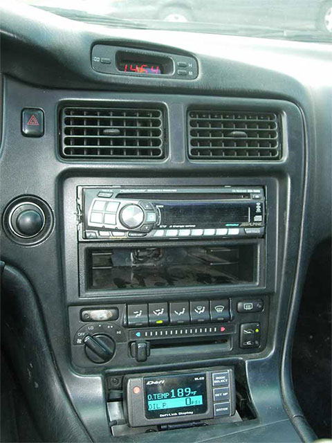 3" turbo-back Berk exhaust; JDM 'Rear View' center panel